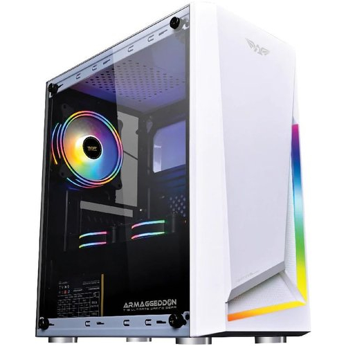Armaggeddon Nimitz N5 Micro ATX See-Thru Side Panel Gaming PC Case ...