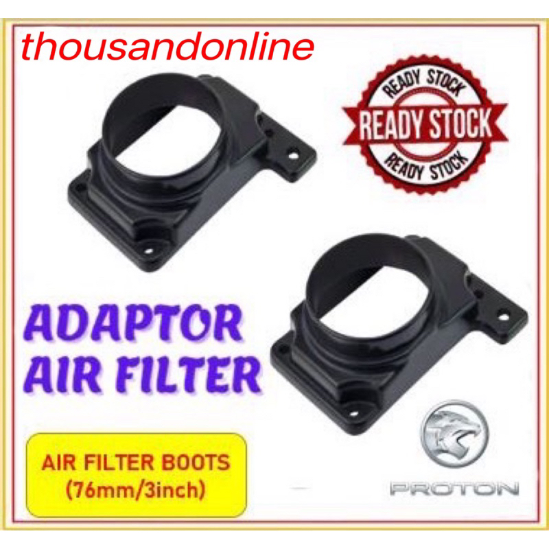 PROTON WIRA 1.6 INJECTION AIR FILTER BOOTS AIR FLOW ADAPTOR (76MM ...