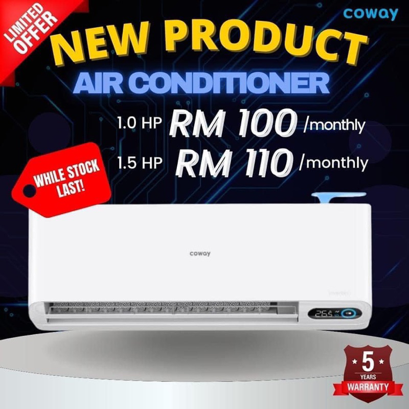 AIRCOND 1.0HP DAN 1.5HP COWAY | Shopee Malaysia