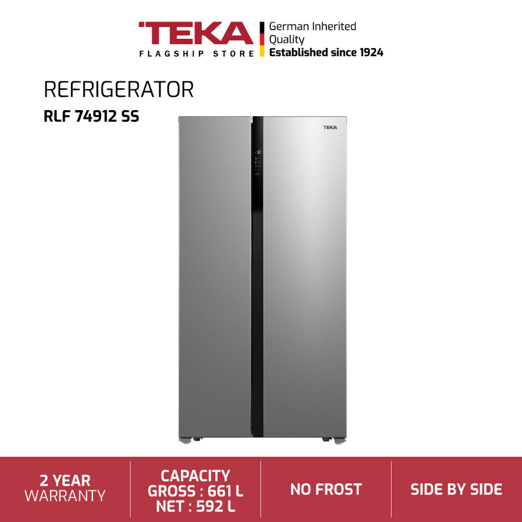 TEKA SIDE BY SIDE FRIDGE RLF 74912 SS | Shopee Malaysia