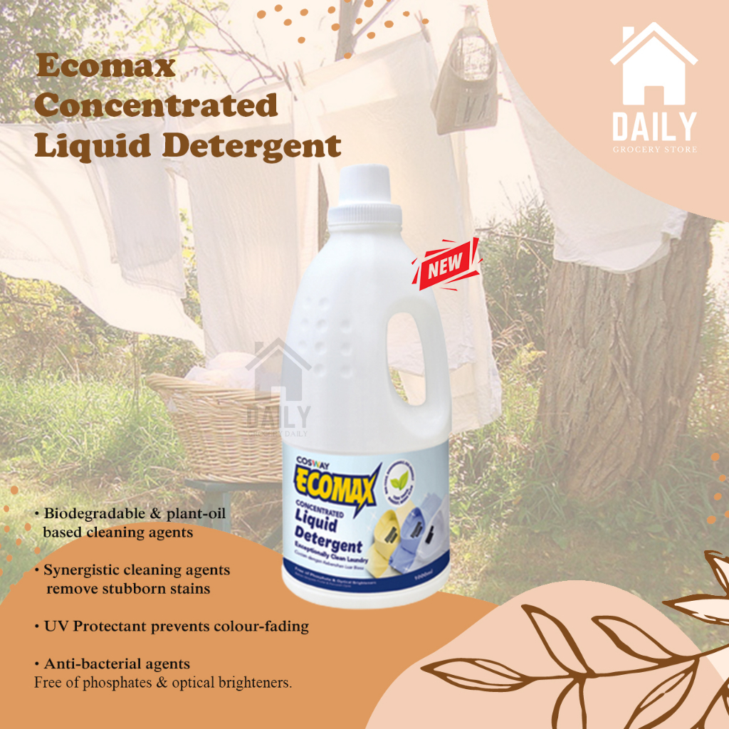 Ecomax Concentrated Liquid Detergent 1000ml | Shopee Malaysia