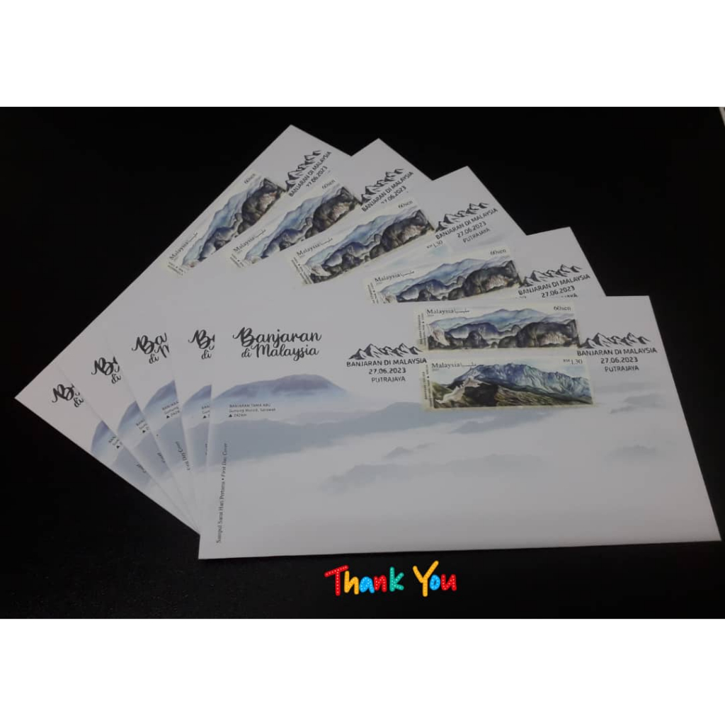 Sampul Surat Hari Pertama (FDC) "Banjaran Di Malaysia" 2023 Dengan ...