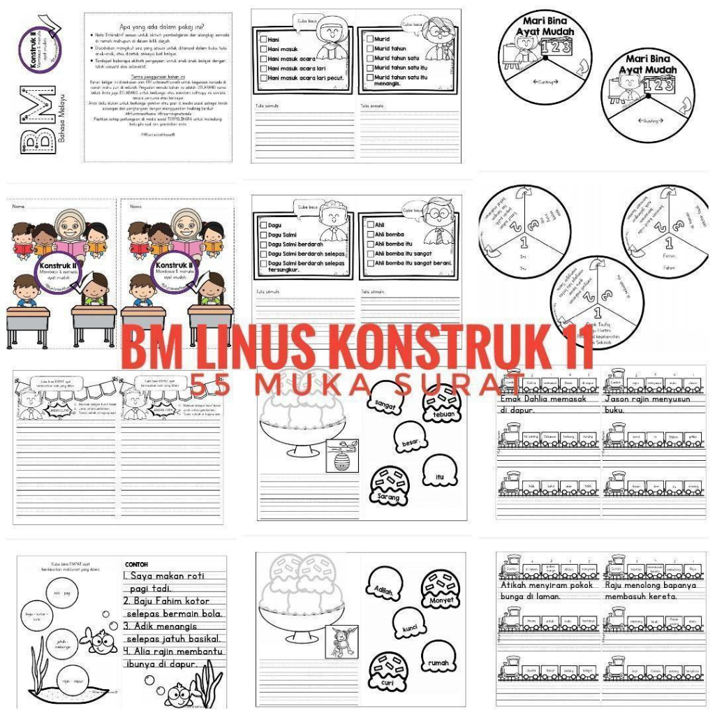 [PRINTABE PDF] Nota Interaktif Linus BM Konstruk 11 (Membaca dan ...