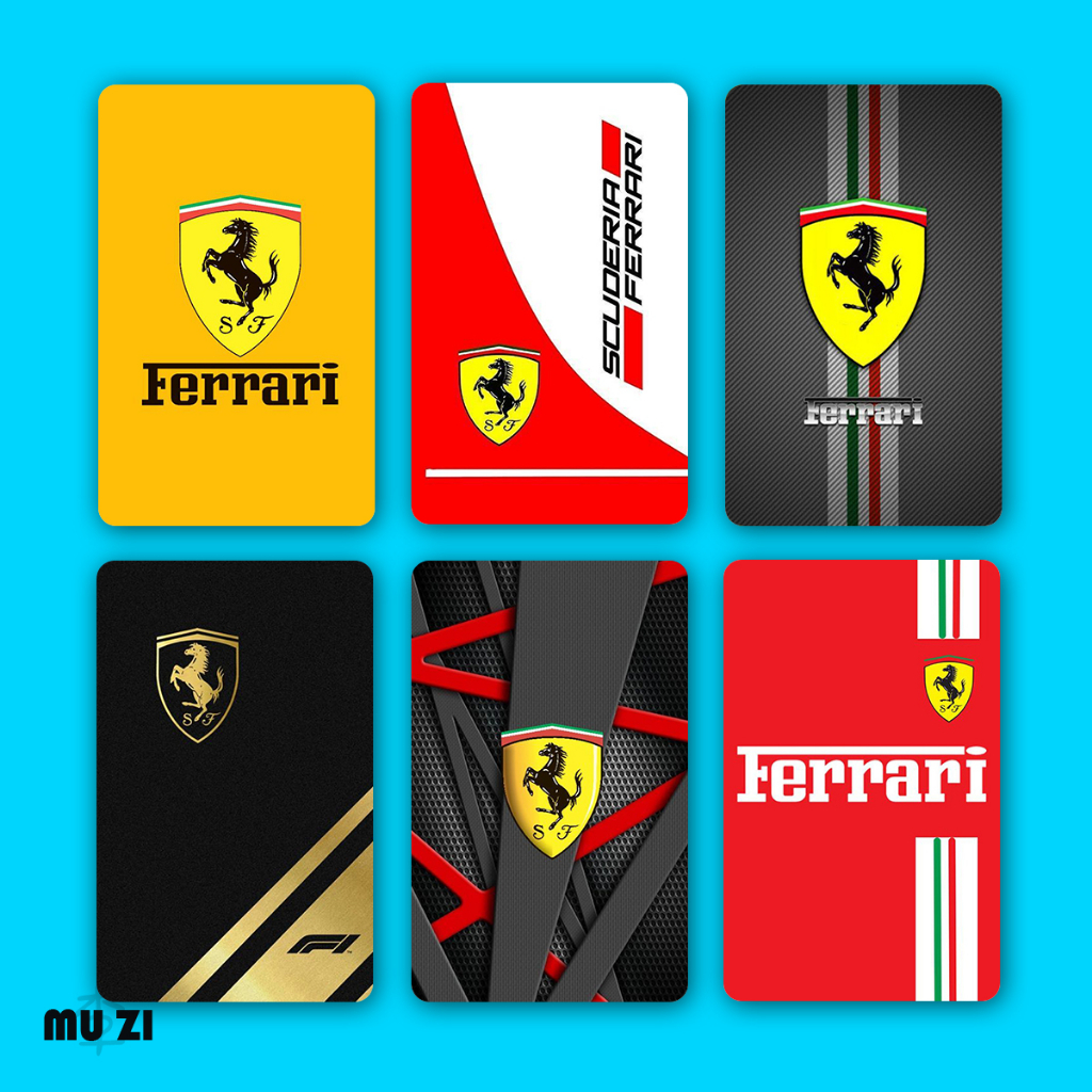 Ferrari TnG Card STICKER NFC STICKER Waterproof Thick Hard Material ...