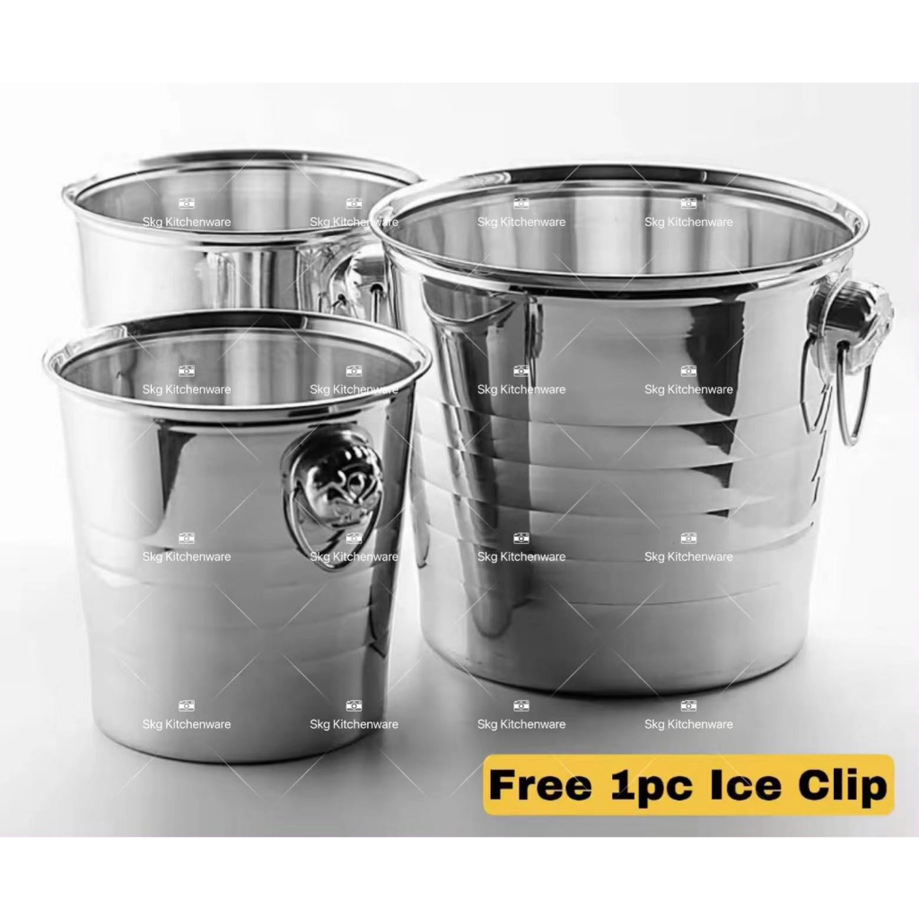 Ice Cube Bucket Chiller Wine Beer Champagne Bottle Cooler Bucket Party ...