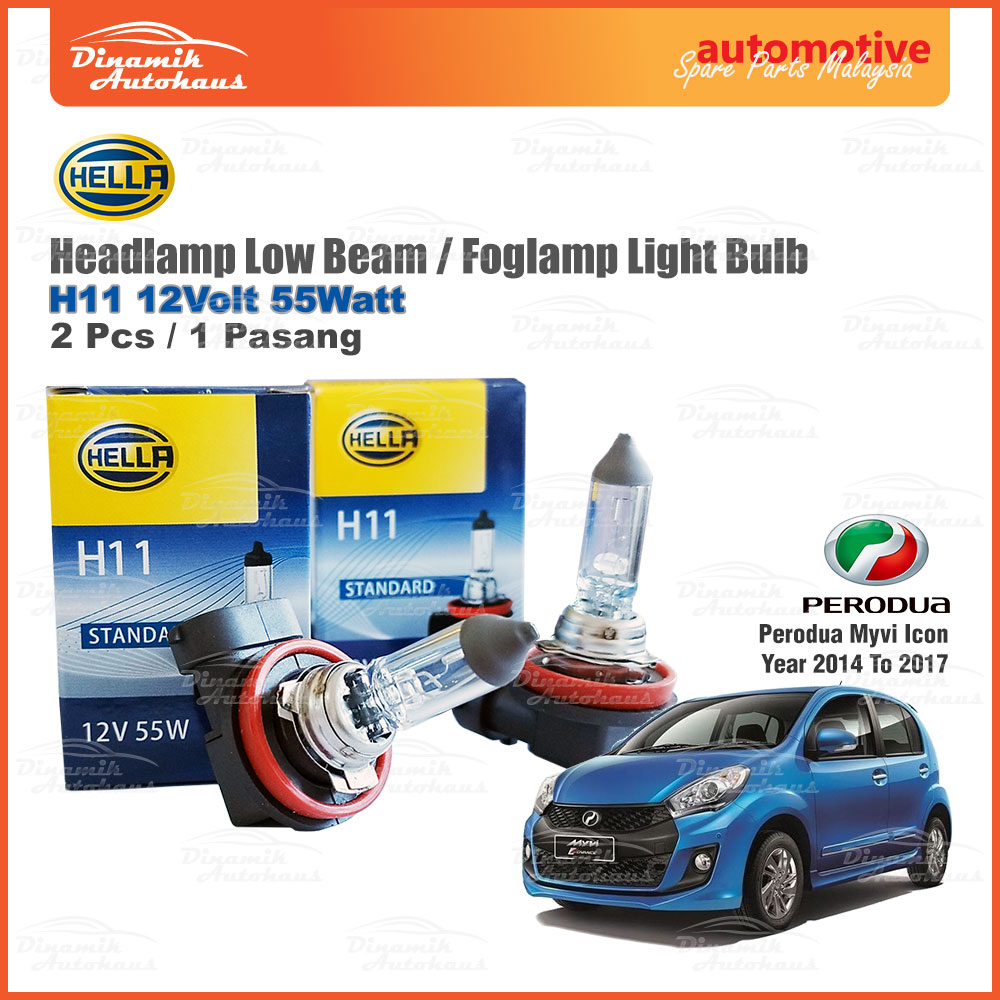 Perodua Myvi Icon Year 2015 To 2017 Headlamp Low Beam & Foglamp Light ...