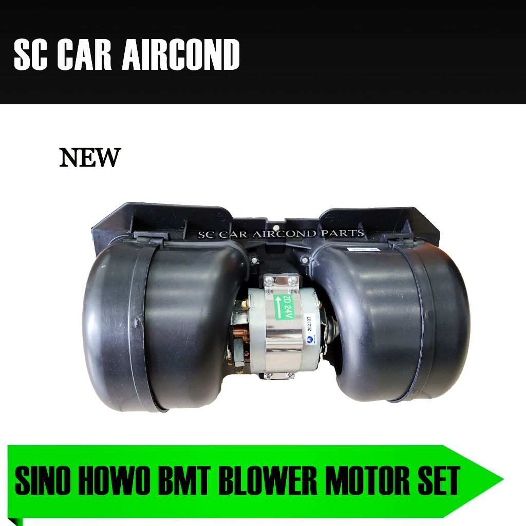 SINO HOWO BMT TAIWAN NEW BLOWER MOTOR SET WITH WHEEL (CAR AC) (TRUCK ...