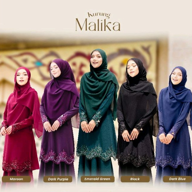 MALIKA Kurung Lace Labuci breastfeeding friendly baju tunang bridesmaid ...