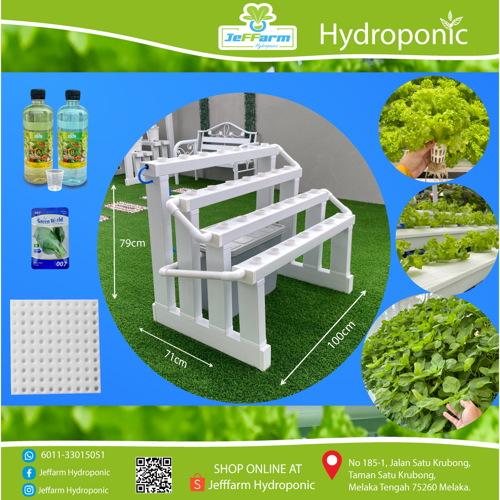 SET SYSTEM DFT HYDROPONIC 28 HOLES 4 LEVEL JF_0036 | JEFFEARM ...