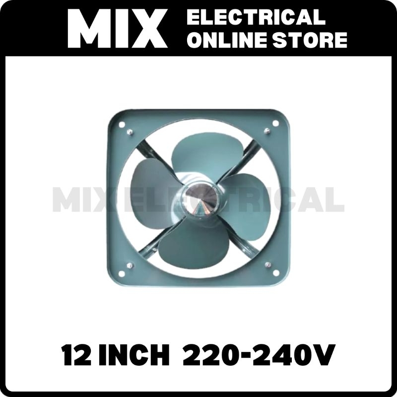 LEMAX 12″ 16″ 20" 24″ Industrial Exhaust Fan Light Duty Kipas Ekzos ...