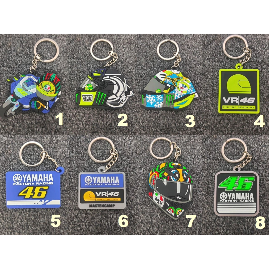 YAMAHA LOGO KEYCHAIN GETAH MOTORCYCLE HELMET MOTORBIKE YAMAHA LOGO 46 ...