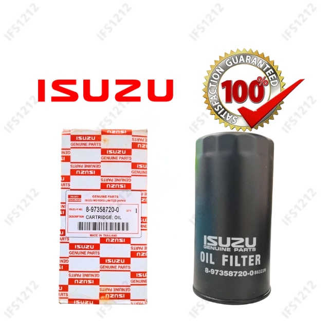 🇲🇾READY STOCK🔥 ORIGINAL ISUZU OIL FILTER D-MAX 2.5C 3.0C 2008-2012 DMAX ...