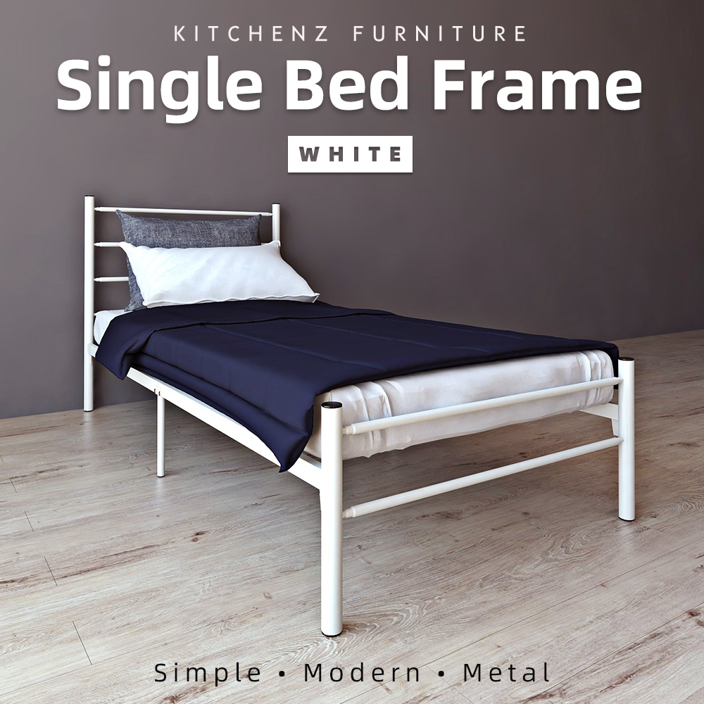 KitchenZ Single Bed Frame Katil Besi katil single Metal 3V katil murah ...