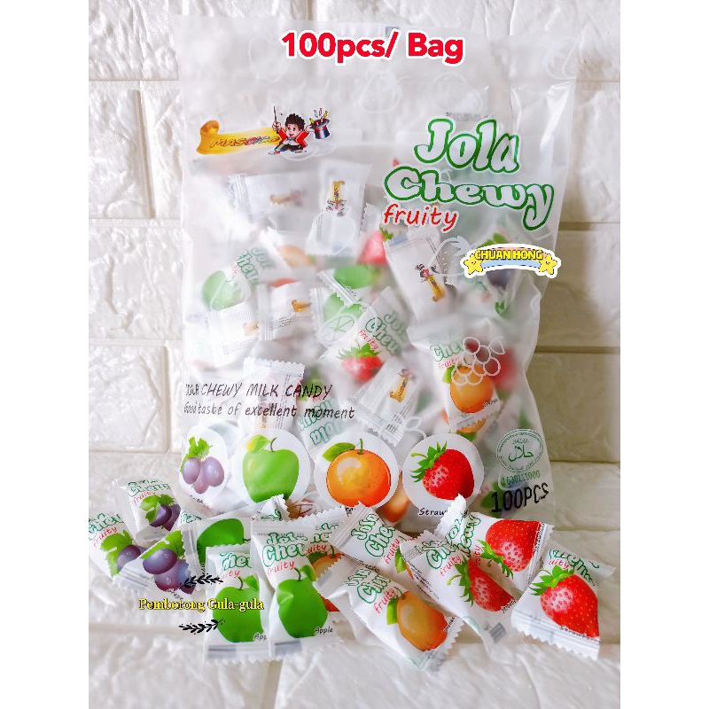 Jola Chewy Milk Candy 100pcs / Bag | Shopee Malaysia