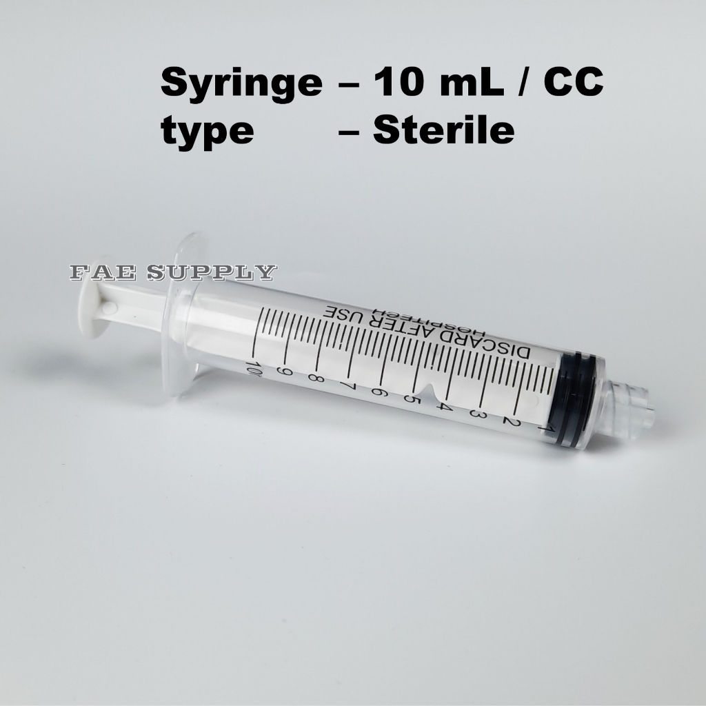 Syringe Picagari Luer Lock Luer slip MDA 1/3/5/10/20/50 mL/CC | Shopee Malaysia