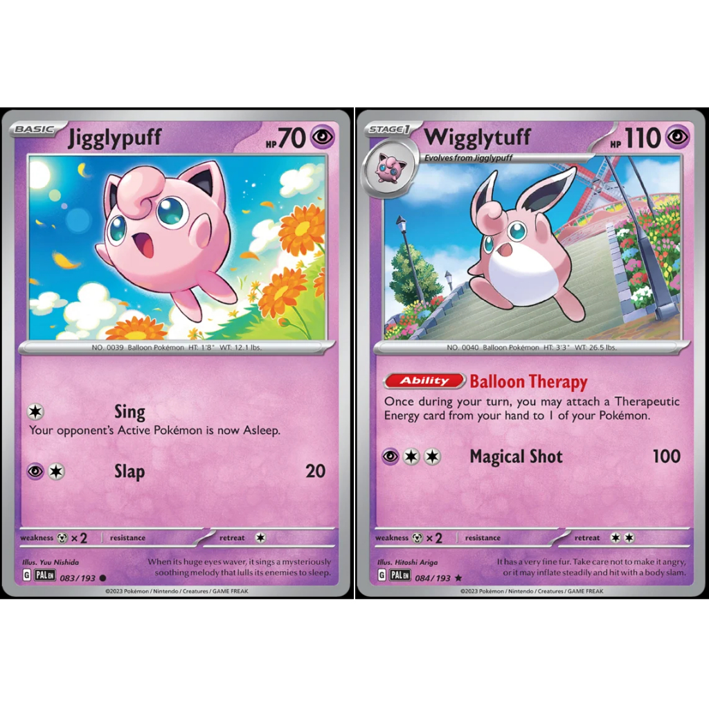Pokemon TCG: Paldea Evolved - Jigglypuff / Wigglytuff | Shopee Malaysia