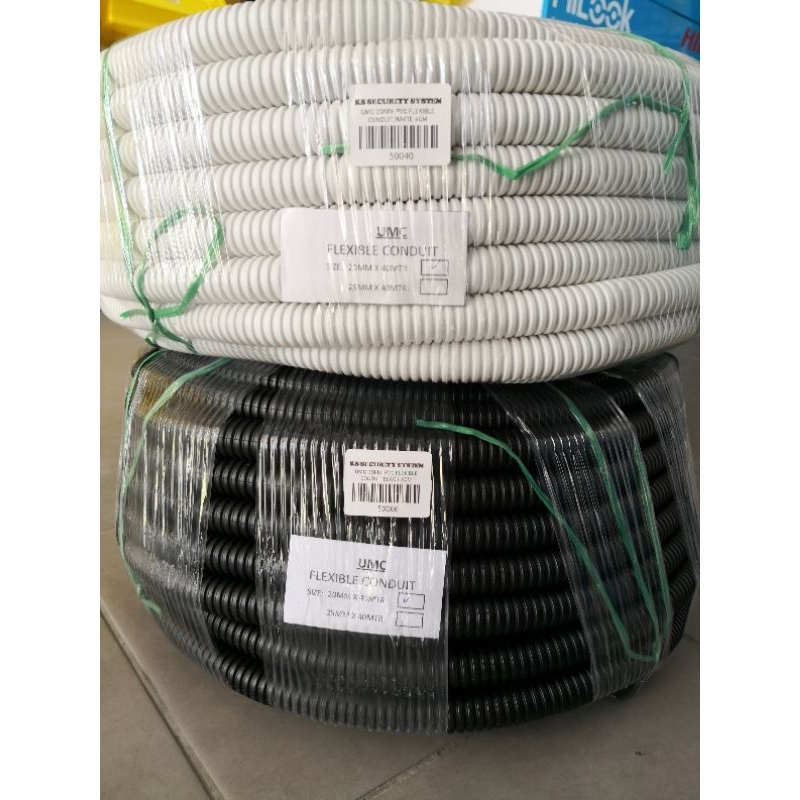 UMC PVC Flexible Conduit Pipe 20MM/25MM 40 Meter | Shopee Malaysia