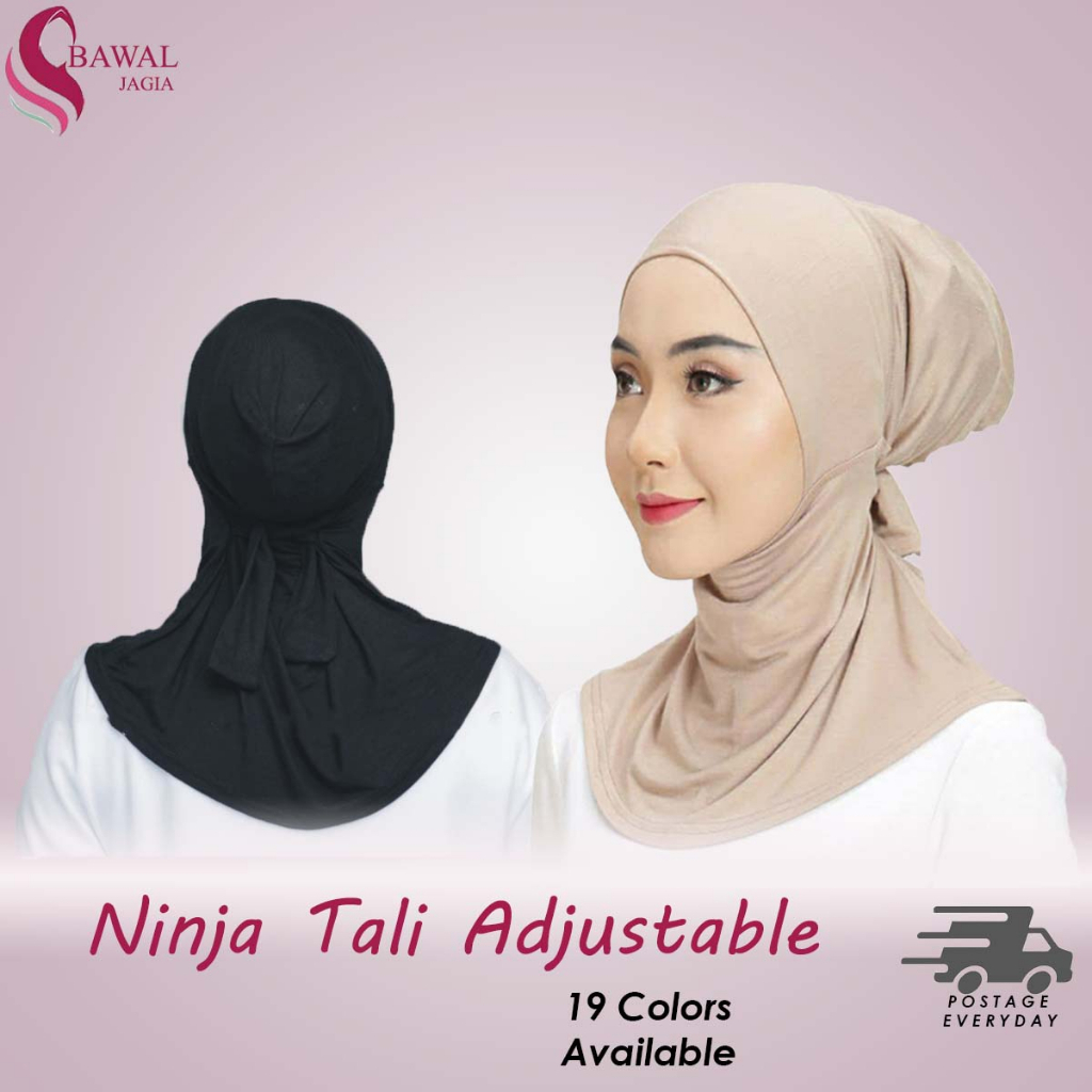 Adjustable Anak Tudung { NINJA TALI } INNER NECK TIE BACK | Shopee Malaysia