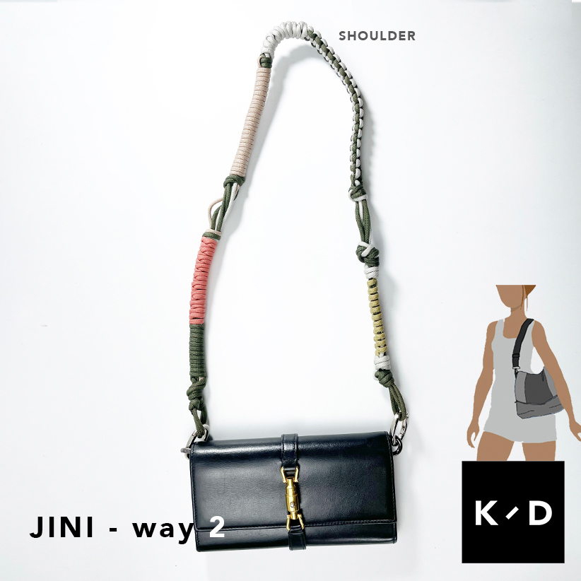 JINI Paracord Customised Bag Strap handphone sacoche wallet bag wrist ...
