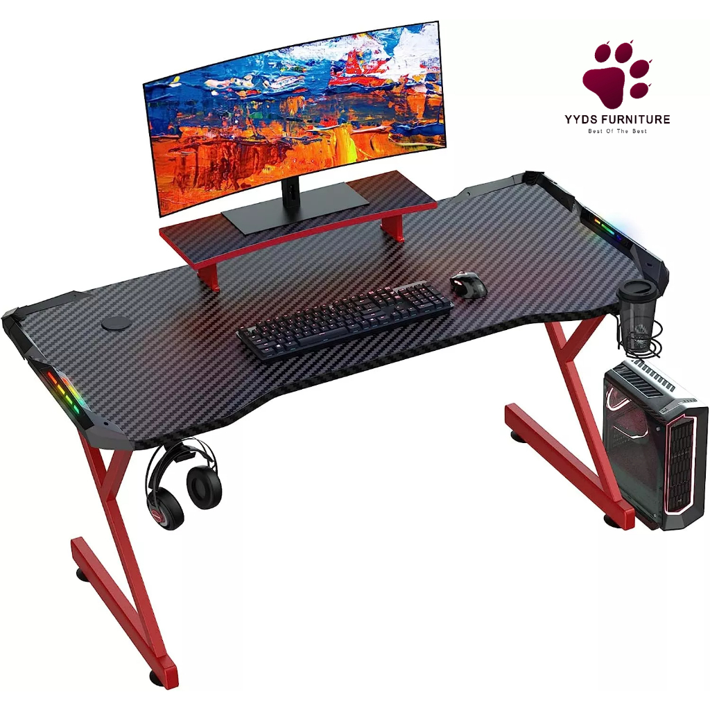 YYDS Gaming Desk, Computer Desk Office Table Work Table, Scratch ...
