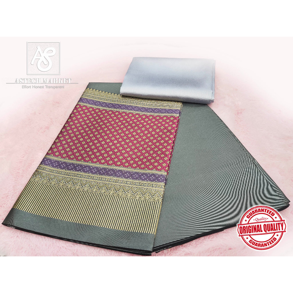 (Design Moden) Original Quality Thai Silk Set / Kain Tenunan / Songket ...