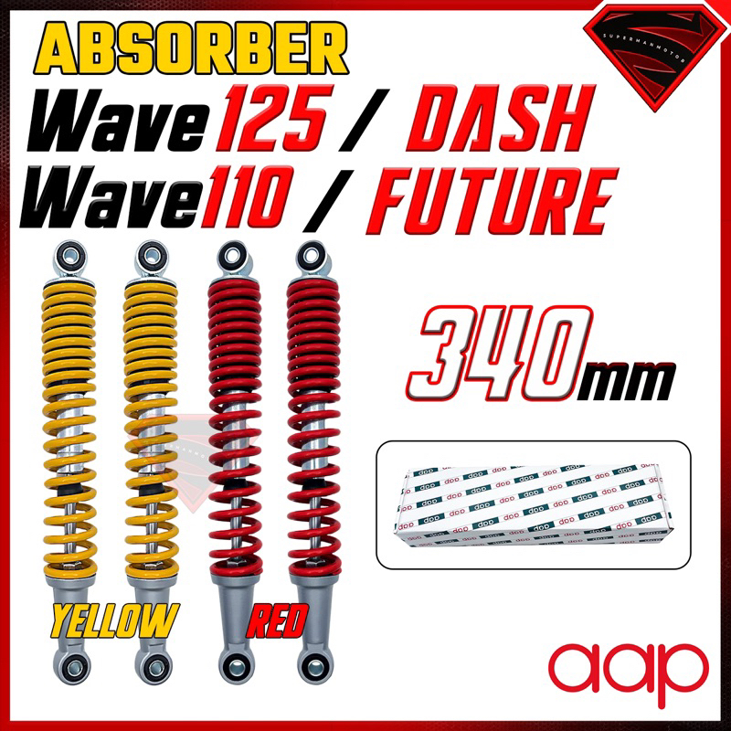 ABSORBER AAP HONDA DASH / FUTURE / DASH FI / WAVE 125 / WAVE125 S ...
