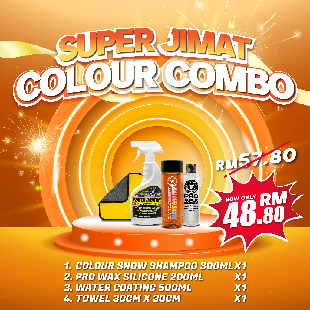 Super Jimat Combo Sets Car Wash Combo Set Car Wash Budle Detailing ...