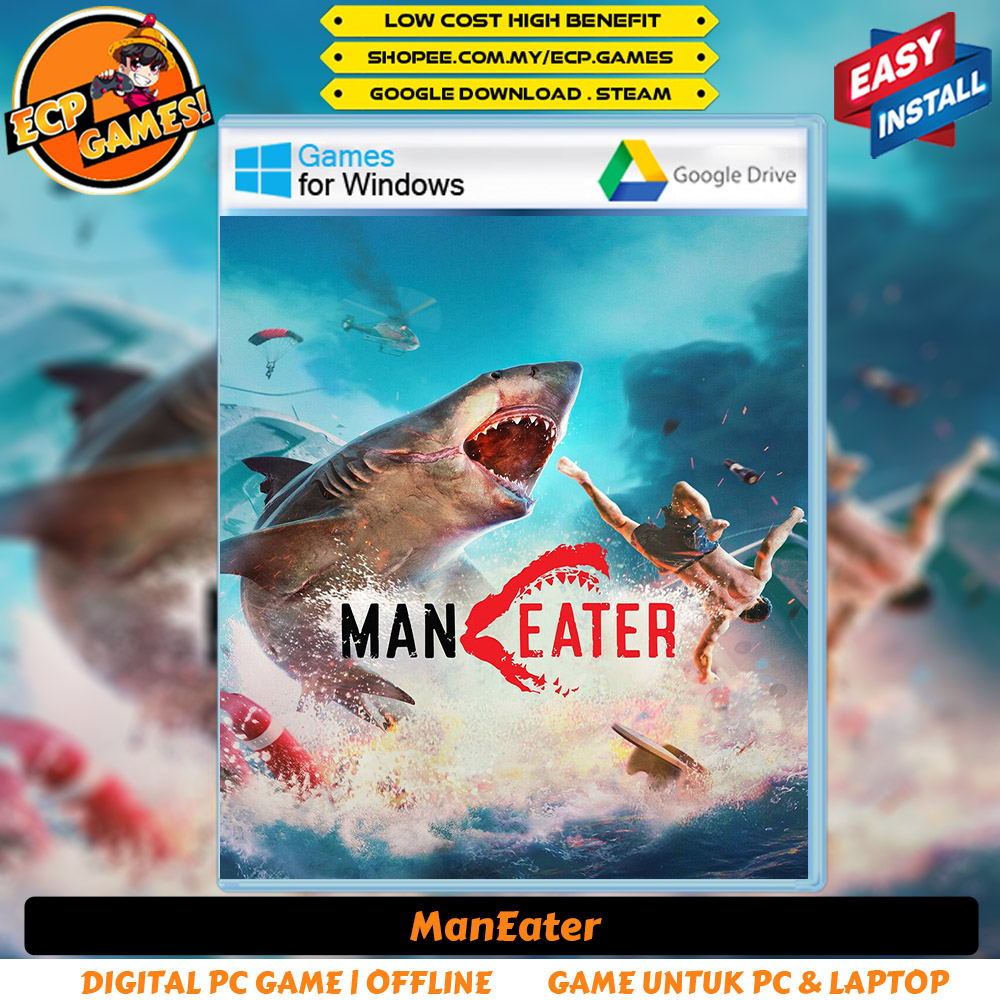 Maneater / PC / Game / Offline / Digital Download / Dlc / Ecpgames | Shopee Malaysia