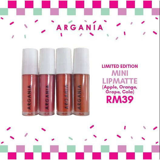 ARGANIA MINI LIPMATTE ORIGINAL | Shopee Malaysia