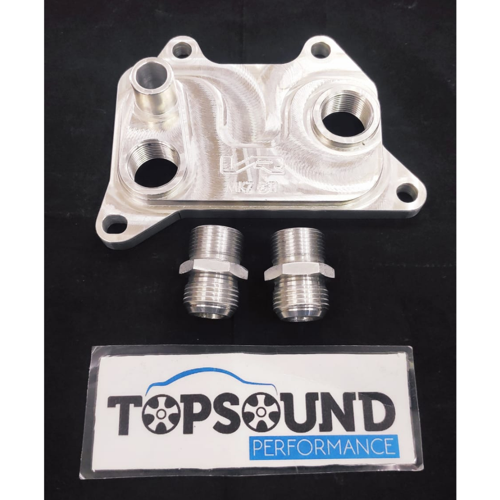 VELOCITY RACE OIL COOLER ADAPTER PLATE FOR VOLKSWAGEN EA888 GEN3 ENGINE ...