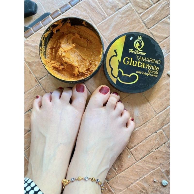 ORIGINAL Tamarind gluta scrub by The Queen 💯 | Shopee Malaysia