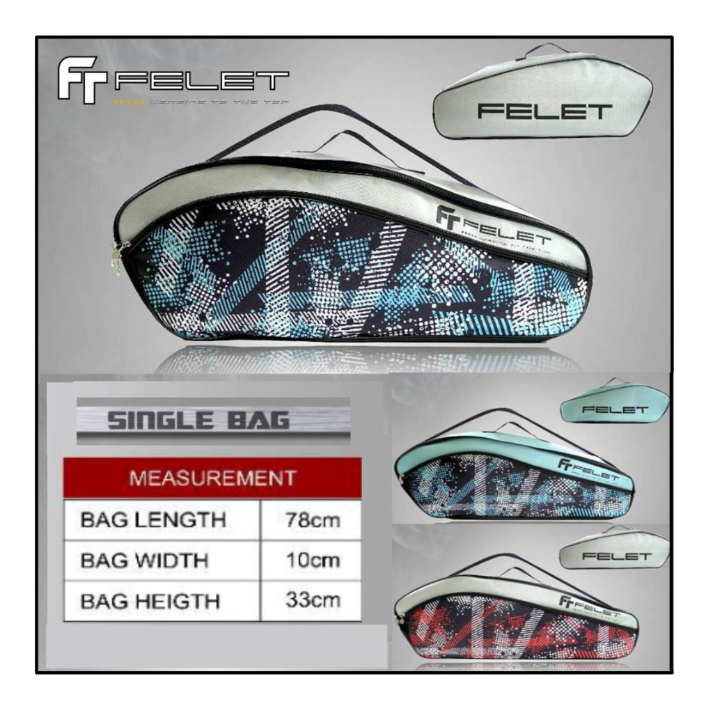 Badminton bag Racket bagpack Beg Raket Zip Bag raket bagpack Apacs ...