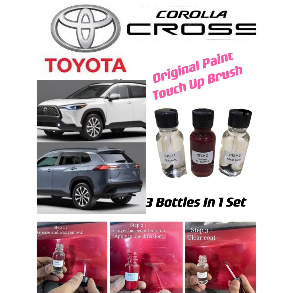 Toyota Corolla Cross Paint Repair Kit Original Colour Touch Up Paint ...