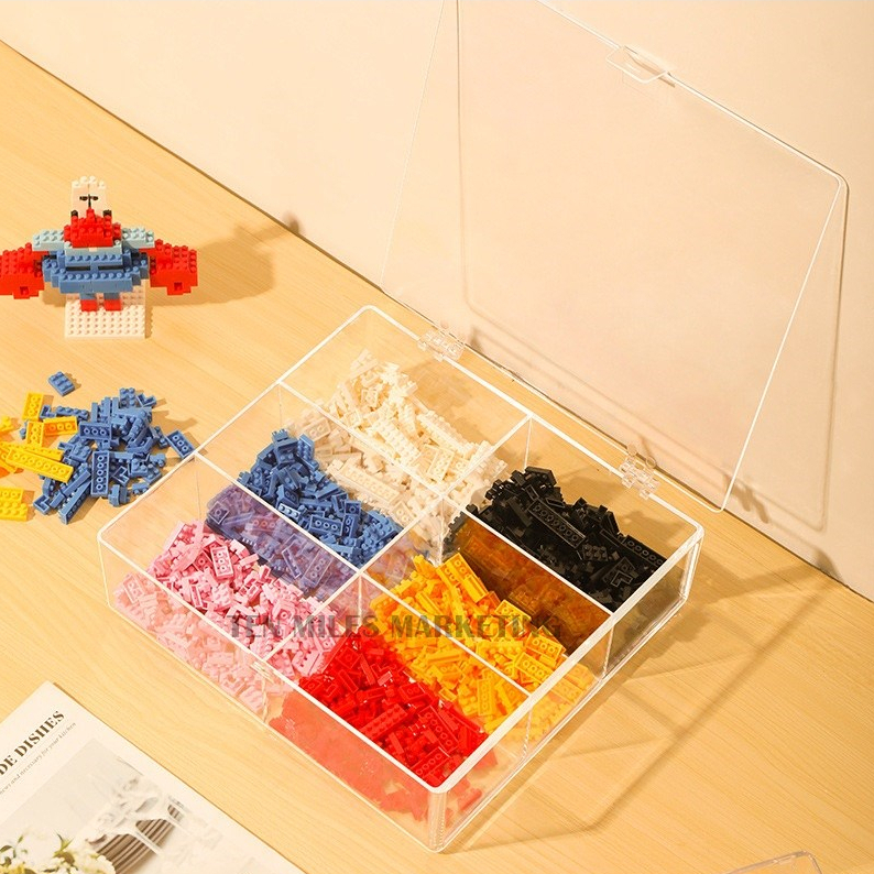 ☑️INS®️Premium Transparent Multi-Functional Storage Box Organizer Box ...