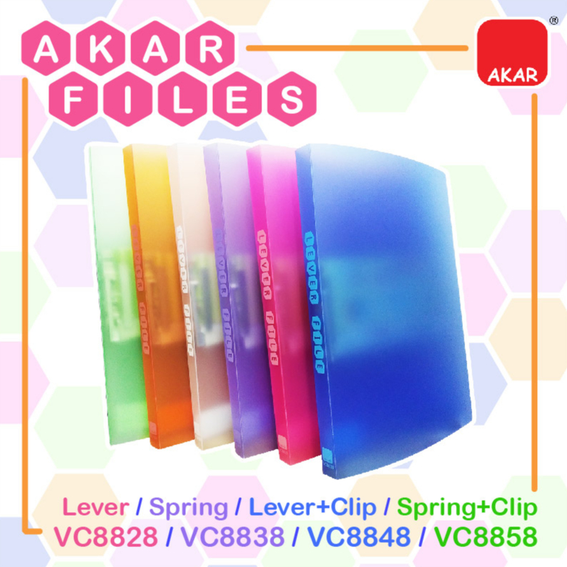 Fail PP AKAR A4 – Lever / Spring / Lever+Clip / Spring+Clip | Akar A4 ...