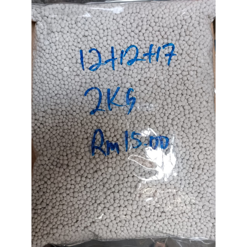 BAJA KOMPAUN NITROPHOSKA 12-12-17-2 CAP SINGA KUDA BEHN MAYER 2KG ...