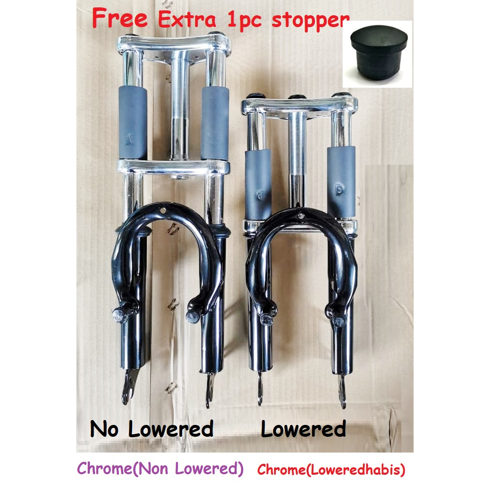 Fork Double 16" loweredhabis habis dan non lowered sesuai untuk basikal ...