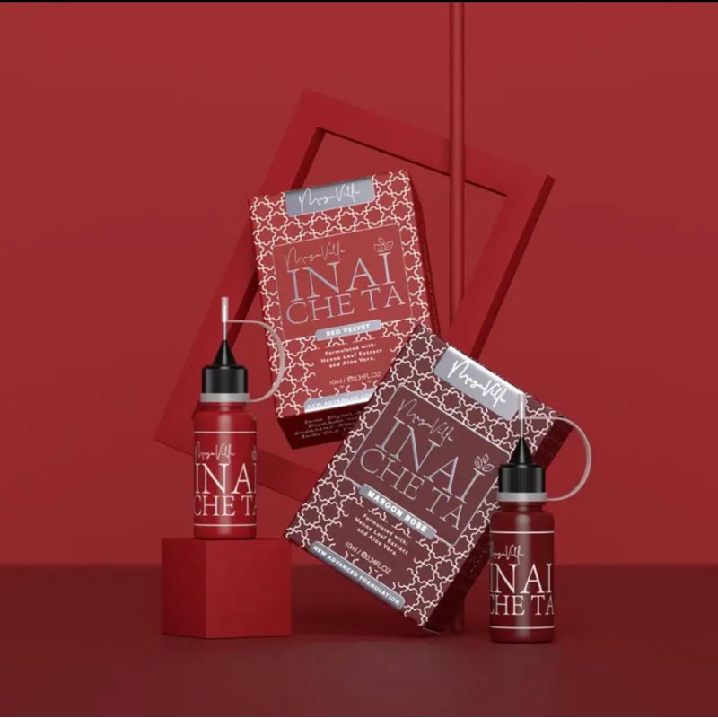 INAI CHE TA RED VELVET DAN MAROON | Shopee Malaysia
