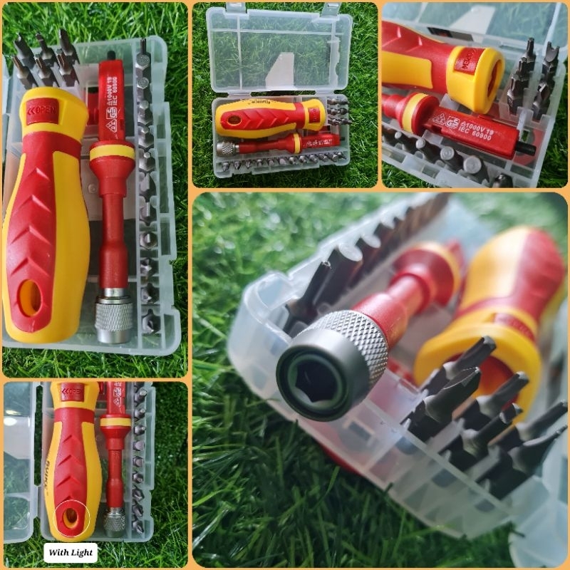 18 in 1 Ruike 1000V Changeable Insulated Screwdrivers Set with Magnetic ...
