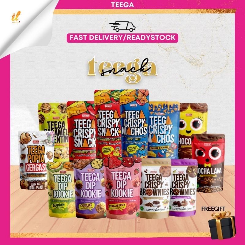 {BEST SELLER Instant Food} Teega Crispy Snack | Dip Cookie | Crispy ...