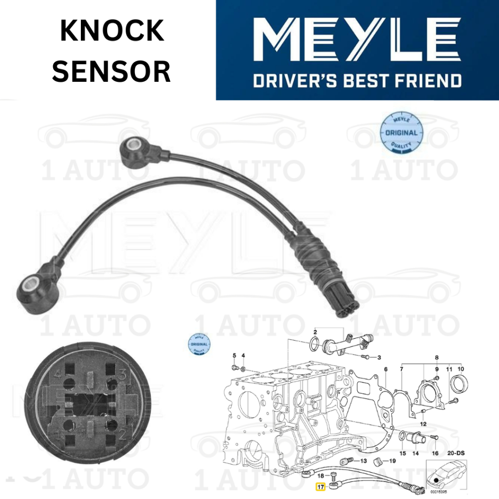 MEYLE GERMANY KNOCK SENSOR PING SENSOR BMW E36 E46 Z3 Z4 E85 E86 E87 ...