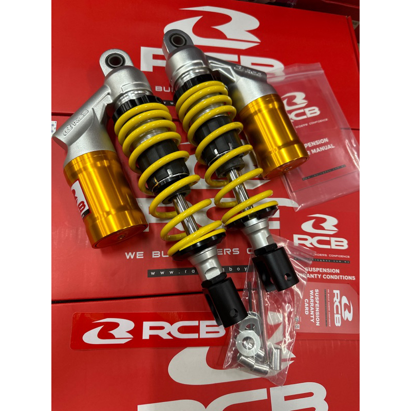 ABSORBER RCB EB2 305mm 275MM NVX V1 V2 AEROX ORIGINAL RACINGBOY NMAX ...