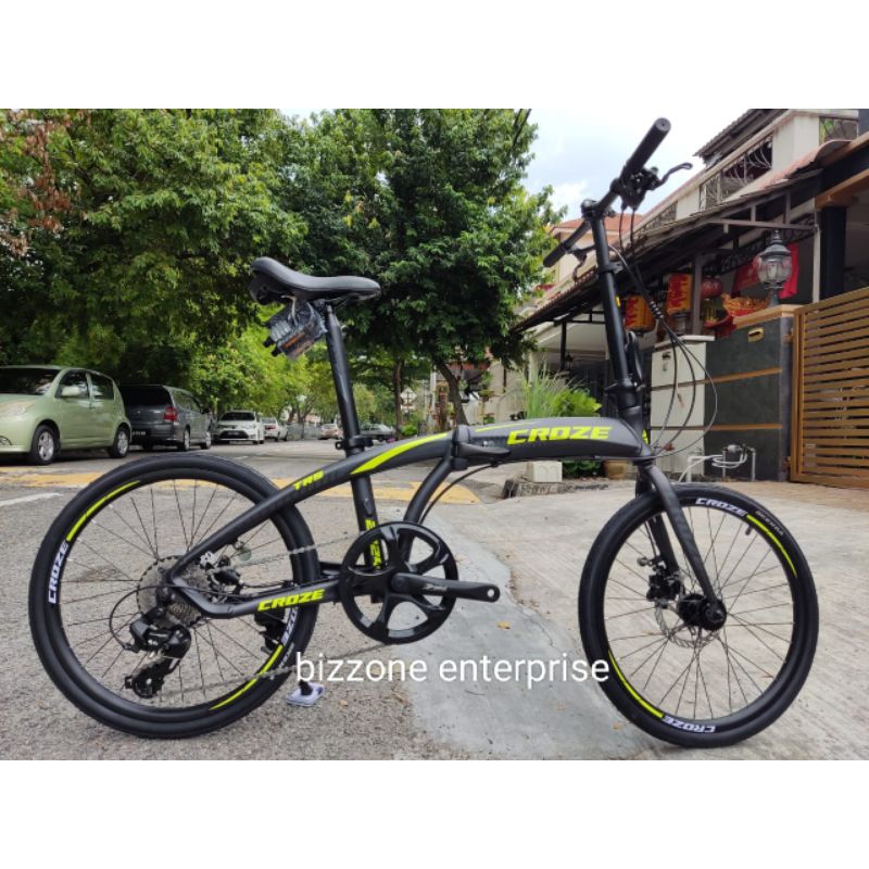 sale!! 20“ 451 trs croze 8sp shimano hydraulic brake folding bike ...