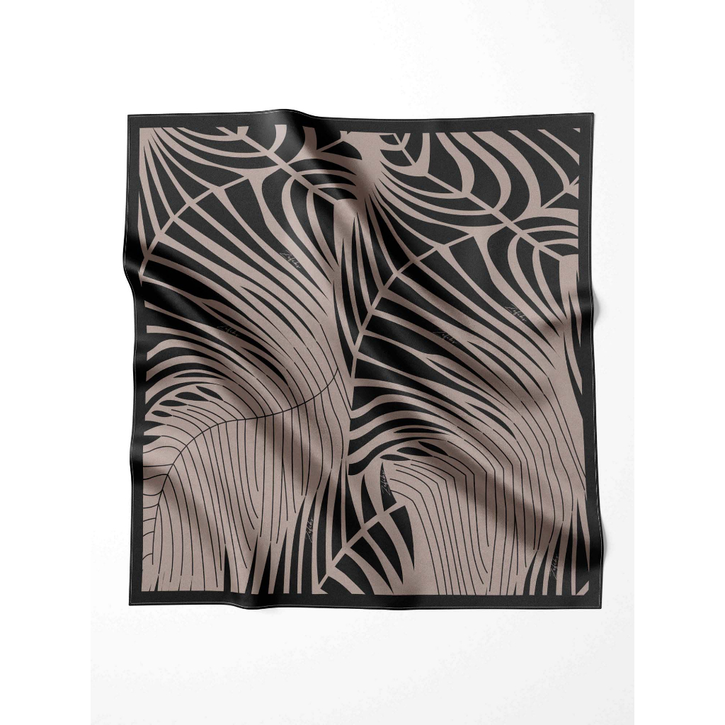 Laumiere Scarves - Tan Black By Zefiks | Shopee Malaysia
