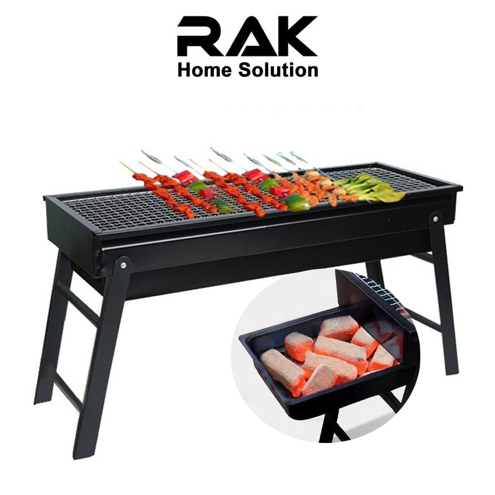 RAK Portable BBQ Grill Household Garden BBQ Skewer Stove Rack Outdoor ...