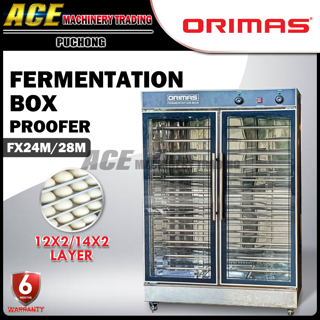 [ ORIMAS ] Fermentation Box Proofer Stainless Steel Fermenting Box 12x2 ...