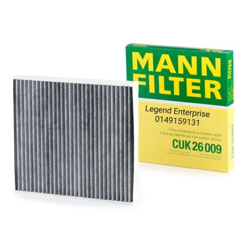 VW Audi Cabin filter Aircond Filter MANN-FILTER CUK26009 Pollen filter ...