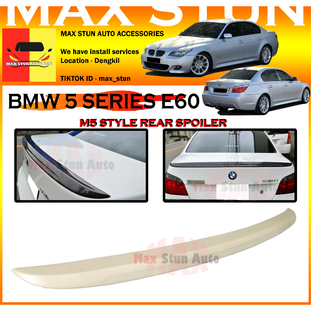 BMW 5 SERIES E60 M5 LOOK REAR TRUNK SPOILER DUCKTAIL BMW 5SERIES E60 ...