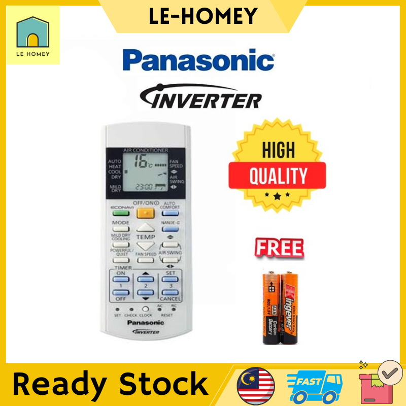 Panasonic Inverter Air Conditional Aircond Remote Control Replacement ...