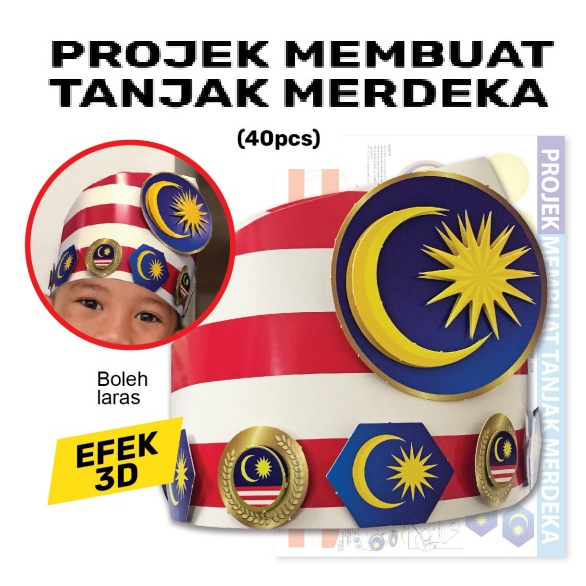 DIY MEMBUAT TANJAK MERDEKA (40pcs/SET) | Shopee Malaysia